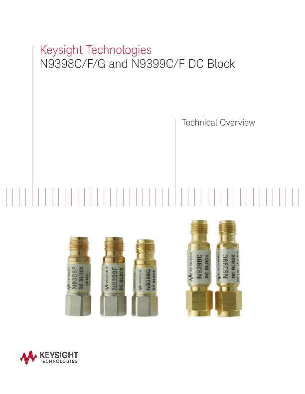 N9398C/F/G and N9399C/F DC Block PDF Asset Page | Keysight